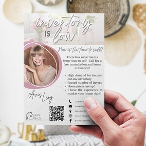 Real Estate Low Inventory Flyer | Real Estate Marketing | Real Estate ...