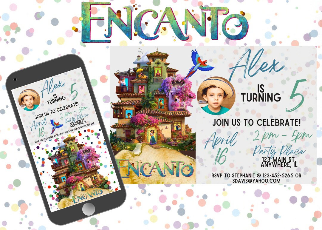 Editable Encanto Birthday Invitation: Casita Party Invite (digital) - Etsy