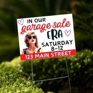 Swiftie Yard Sale Sign, Garage Sale Sign, Yard Sale Flyer, Yard Sale ...