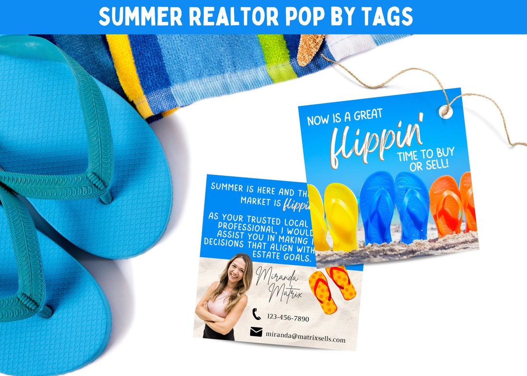 Printable Marketing Tags, Realtor Pop by Tag, Client Appreciation ...
