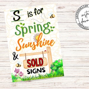 Spring Real Estate Postcard, Real Estate Popby Postcard, Agent Real ...