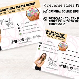 Spring Jokes Real Estate Postcard, Real Estate Pop by Postcard, Agent ...