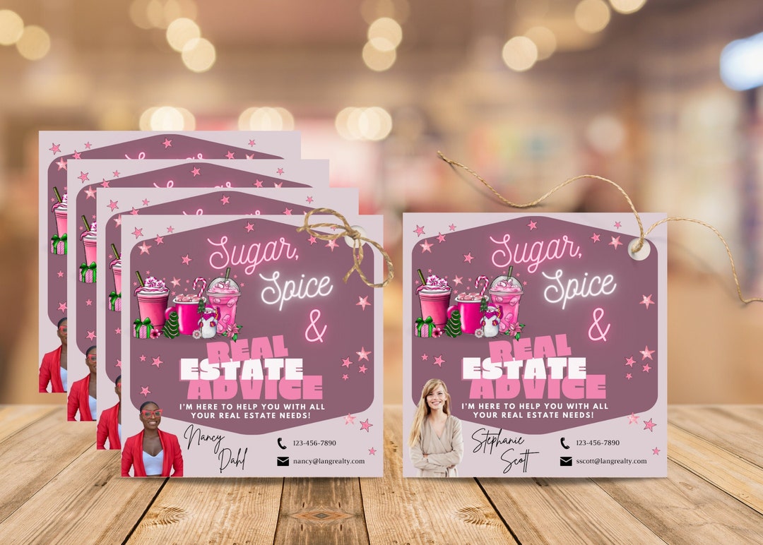 Printable Marketing Tags, Realtor Pop by Tag, Client Appreciation Real ...