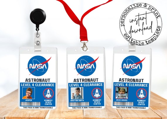 Nasa Name Tag