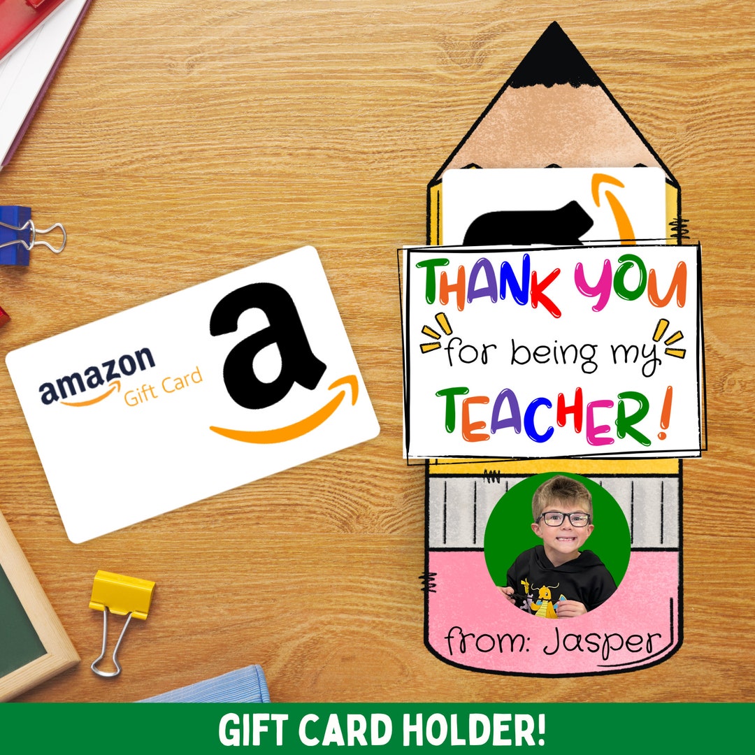 Pencil Teacher Appreciation Gift Card Holder, Teacher Thank You ...