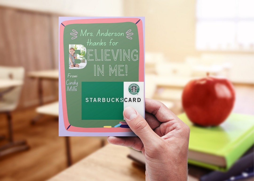 Teacher Gift Card Holder, Teacher Thank You, Teacher Gift, Teacher ...