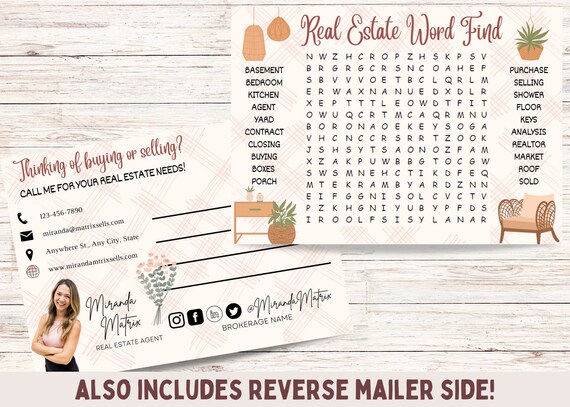 Word Search Real Estate Agent
