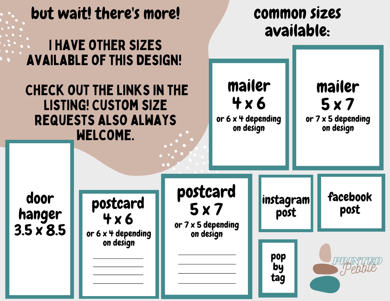 Printable Marketing Tags Realtor Pop by Tag Client - Etsy