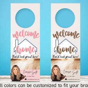 Welcome Home Bottle Hang S for Open Houses & Real Estate Agents, Open ...