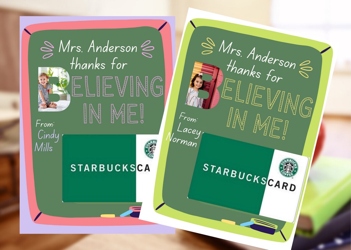 Teacher Gift Card Holder Teacher Thank You Teacher Gift | Etsy