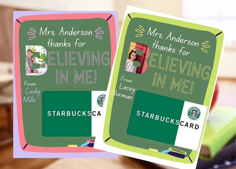 Teacher Gift Card Holder Teacher Thank You Teacher Gift - Etsy