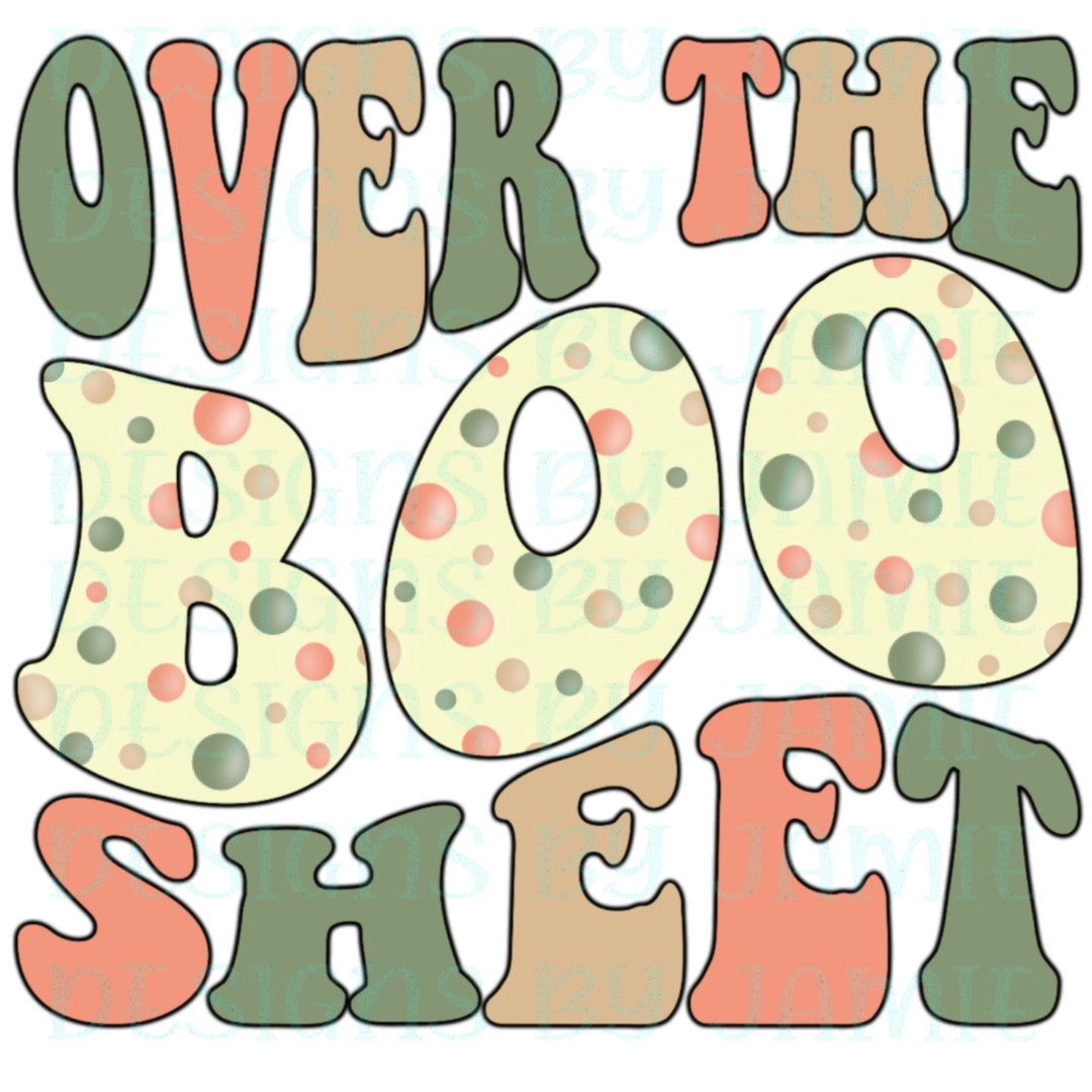 Boo Sheet - Etsy