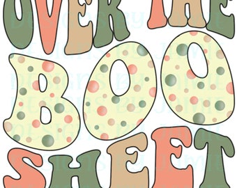 Over the Boo Sheet With Ghost Pocket Design - Etsy