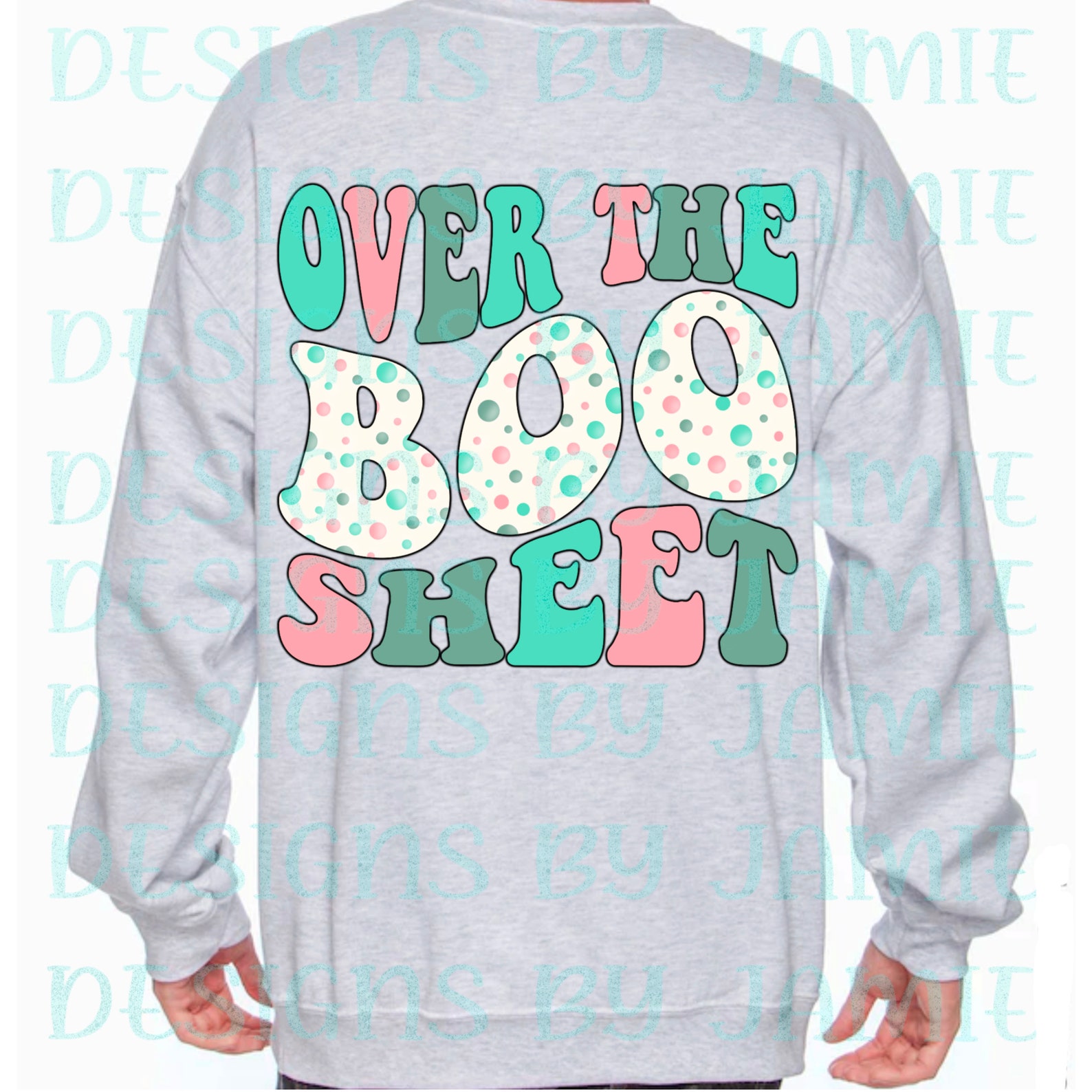 Over the Boo Sheet With Ghost Pocket Design - Etsy