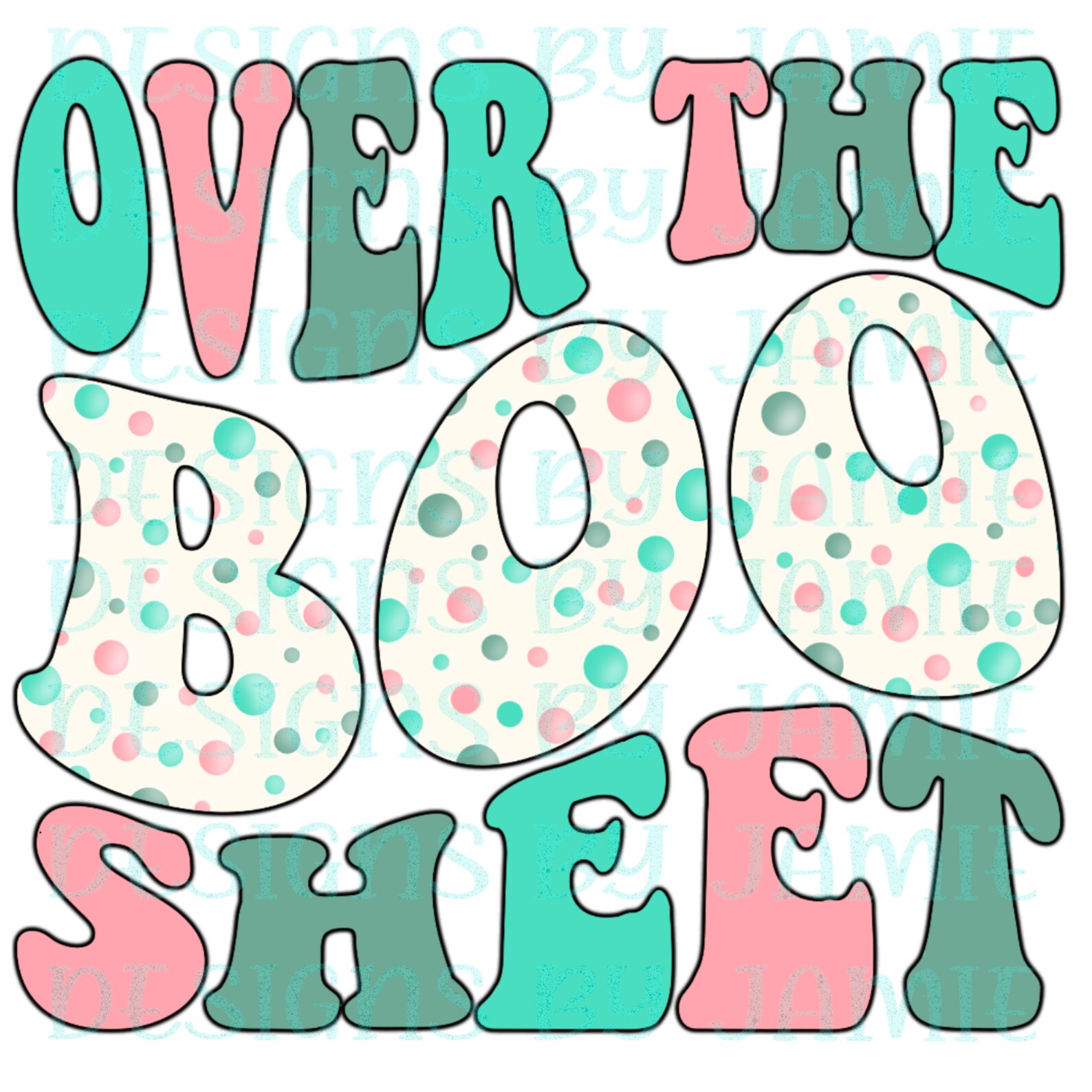 Over the Boo Sheet With Ghost Pocket Design - Etsy
