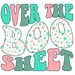 Over the Boo Sheet With Ghost Pocket Design - Etsy