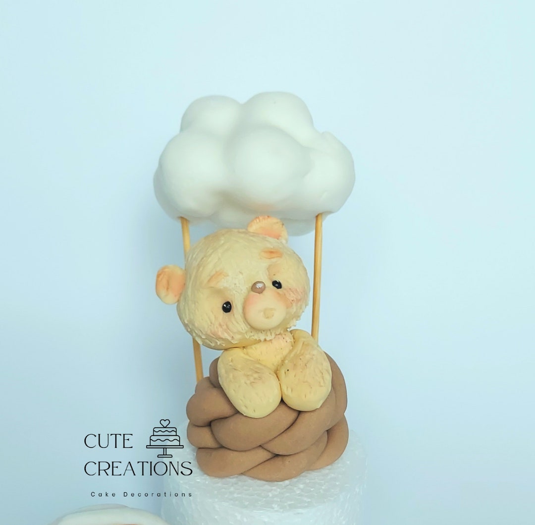 Theodore Bear . Teddybear in Hot Air Ballon. Teddybear Cake - Etsy