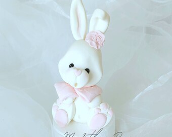 Rabbit Cake Toppers - Etsy