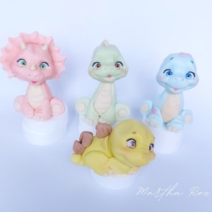 Dinosaur Figurines. Custom Dinosaurs Cake Topper Birthday Baby - Etsy