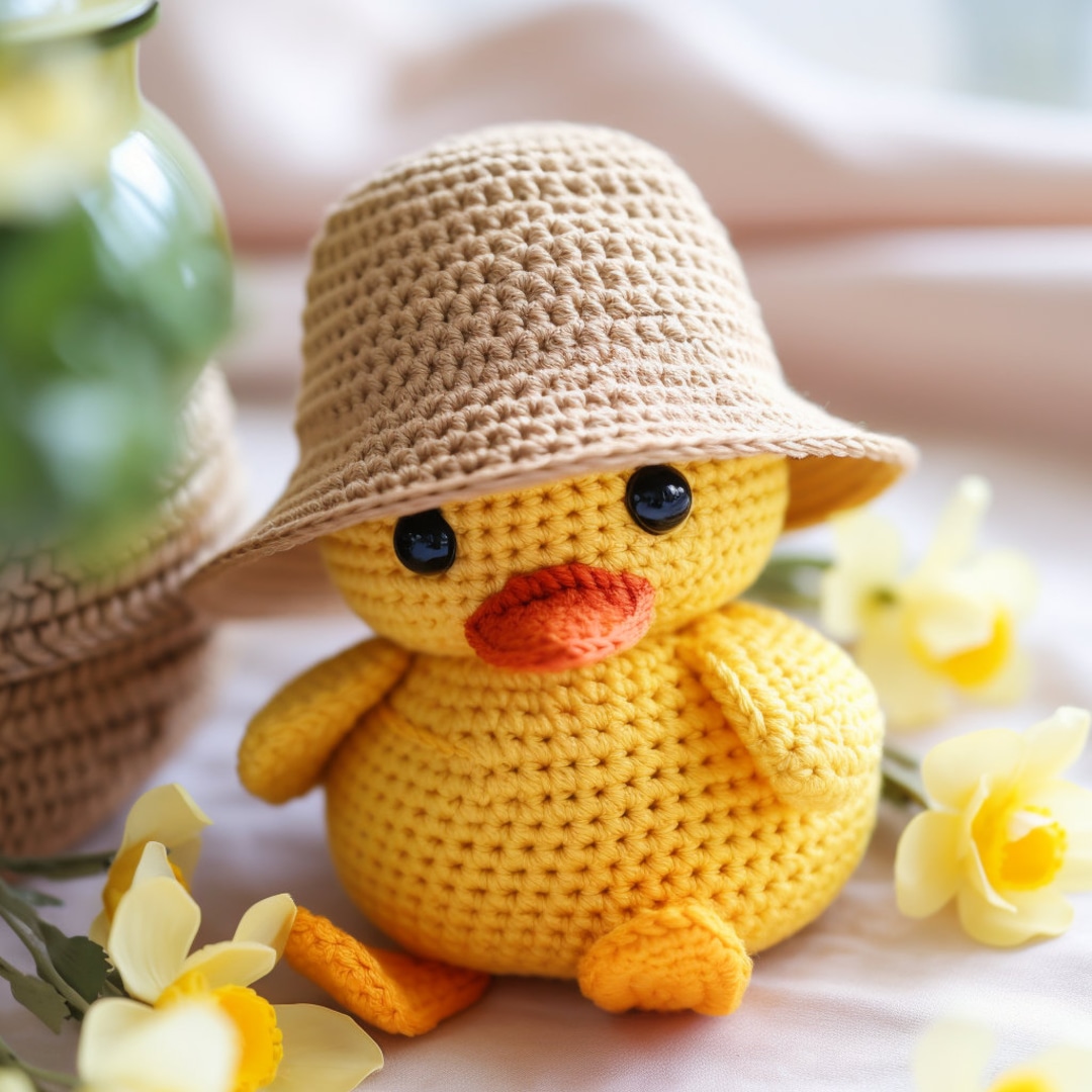 Baby Duck Crochet Pattern PDF- Amigurumi Plushie Directions With ...