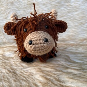 Highland Cow Crochet Pattern - Amigurumi Cow Pattern - Digital Download ...