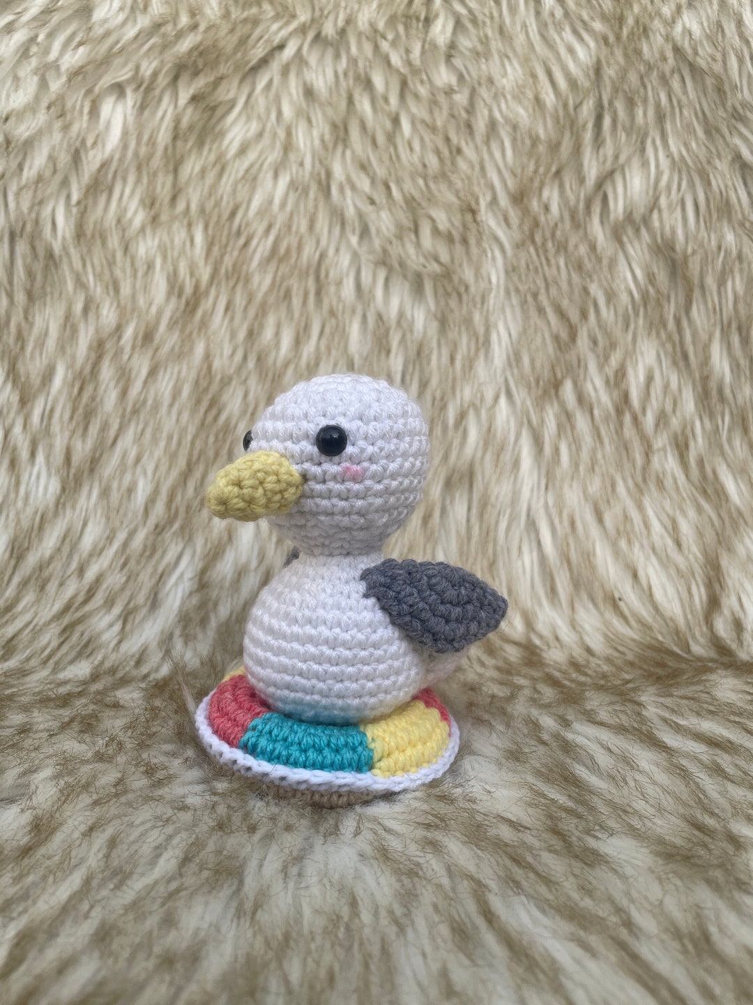 Seagull on a Float Crochet Pattern | DIY Bird Decor | Oceanic Crafts ...