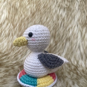 Seagull on a Float Crochet Pattern | DIY Bird Decor | Oceanic Crafts ...