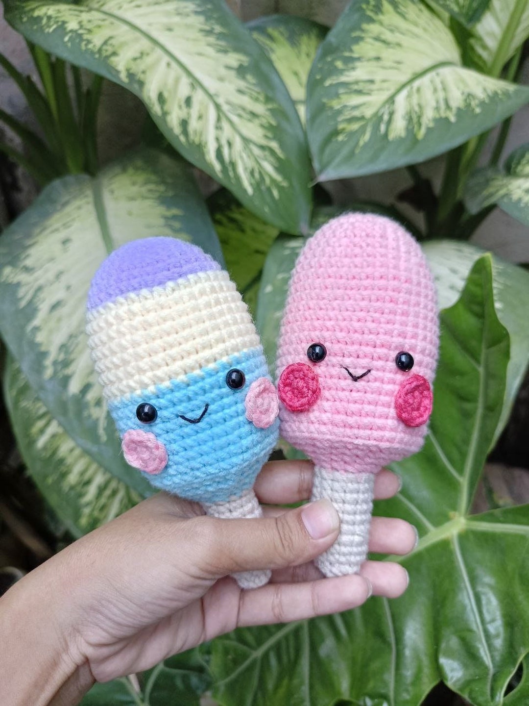 Ice Cream Pop Crochet Pattern Amigurumi Ice Pop Toy Guide Easy PDF ...