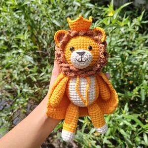 Lion King Crochet Pattern, Lion Amigurumi Pattern, DIY Crochet Plushie ...