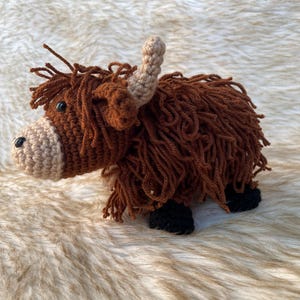 Highland Cow Crochet Pattern - Amigurumi Cow Pattern - Digital Download ...