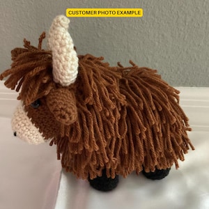 Highland Cow Crochet Pattern - Amigurumi Cow Pattern - Digital Download ...