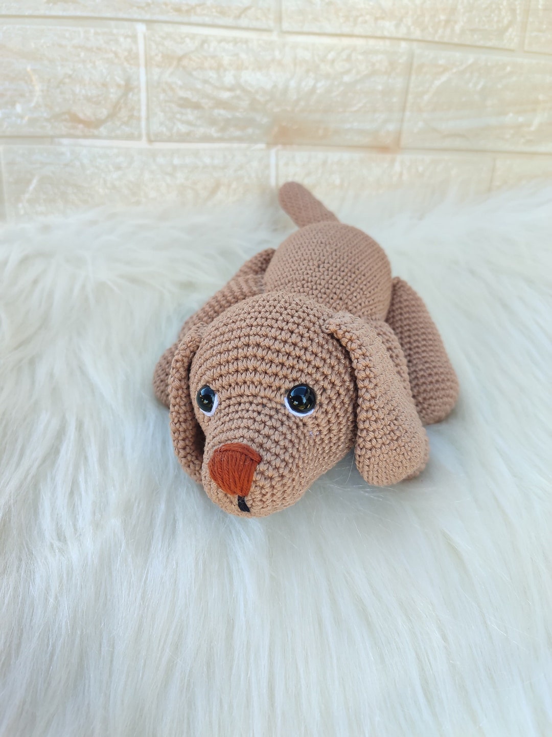 Cute Dog Crochet Amigurumi Pattern - PDF Instant Digital Download ...