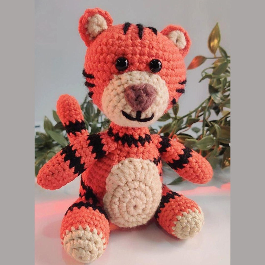 Handmade Tiger Crochet Pattern - Amigurumi Tiger DIY Tutorial - Easy ...