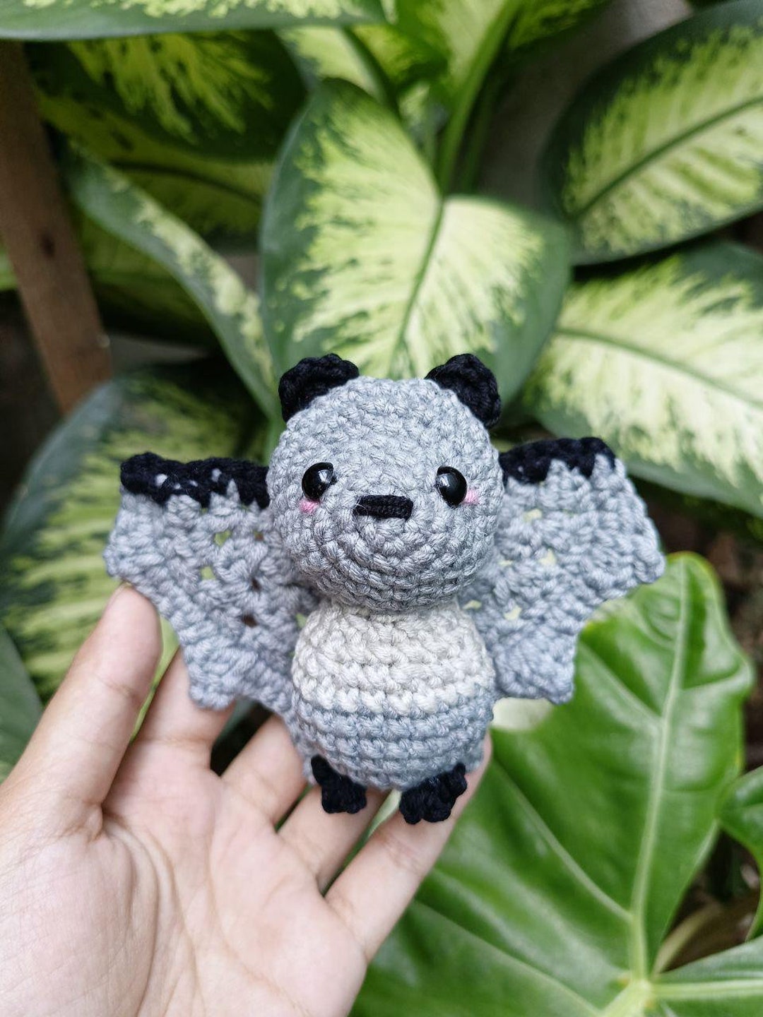 Bat Crochet Pattern - Bat Amigurumi Pattern -no Sew Crochet - Plush ...