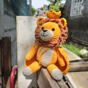 Lion King Crochet Pattern, Lion Amigurumi Pattern, DIY Crochet Plushie ...