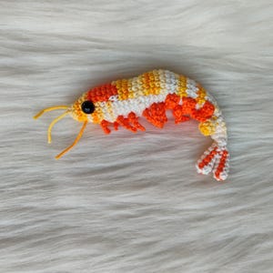 Shrimp Crochet Pattern - Easy Amigurumi DIY - Step-by-step PDF Tutorial ...
