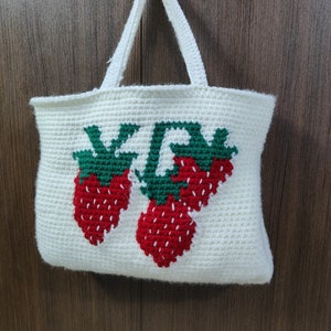 Strawberry Tote Bag Crochet Pattern - Cute Summer Patterns - DIY ...