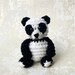 Panda Cub Crochet Pattern Miniature Amigurumi Toy DIY Plushie Guide ...