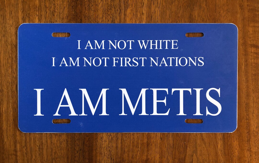 Native i AM Metis License Plate Auto Truck Indigenous - Etsy