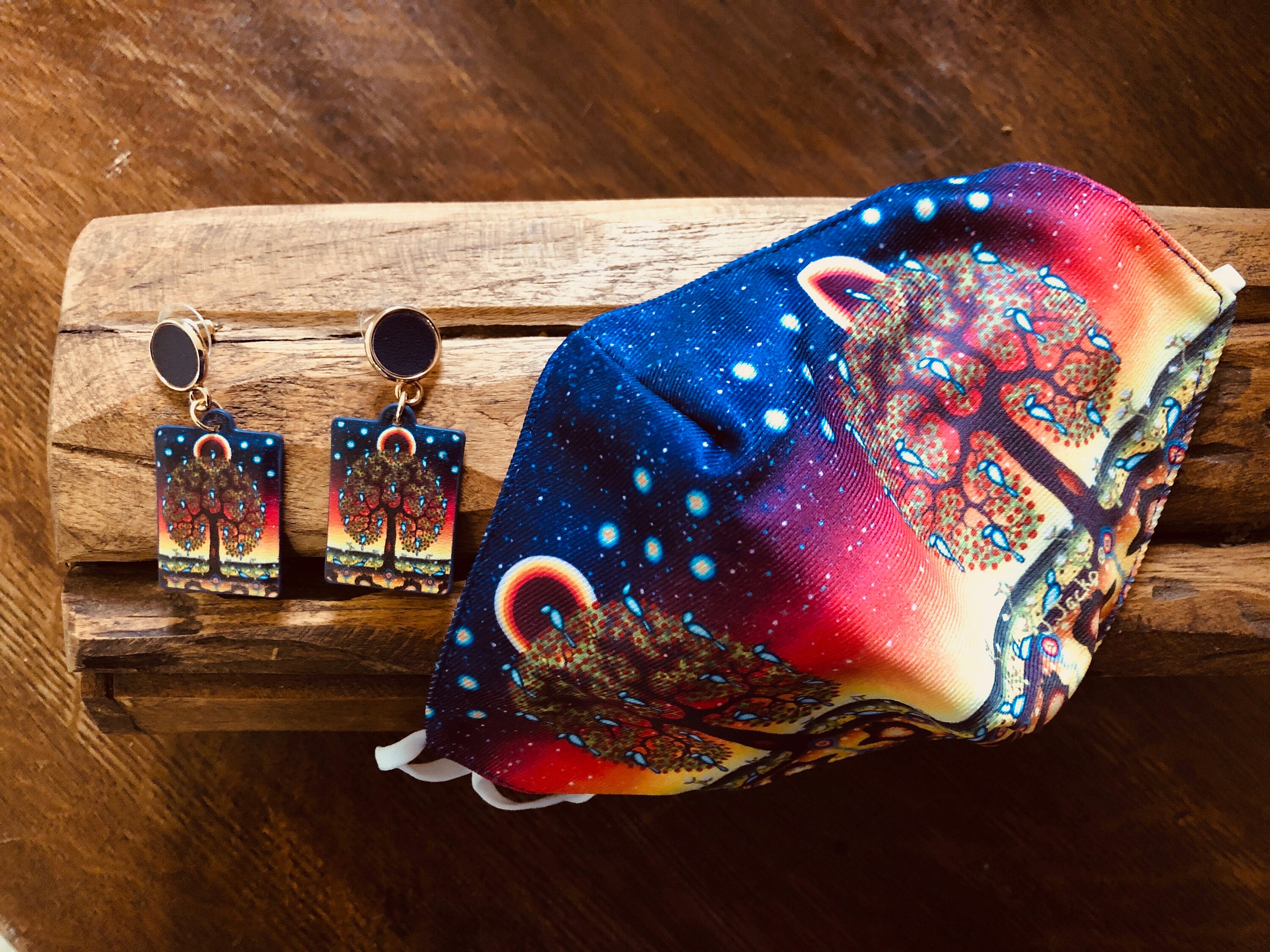 James Jacko Tree of Life Reusable Face Mask Indigenous First - Etsy