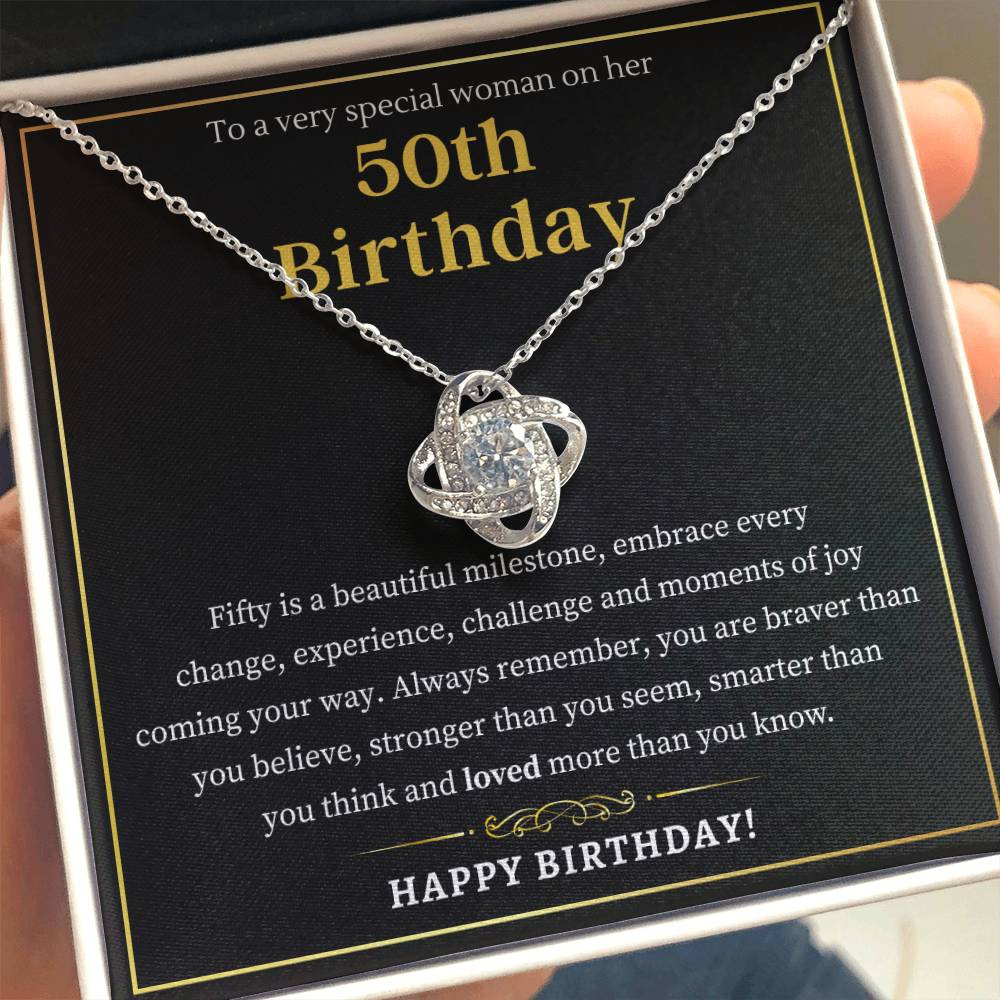50th Birthday Gift for Women 50th Birthday Necklace Gift for Her 50th ...