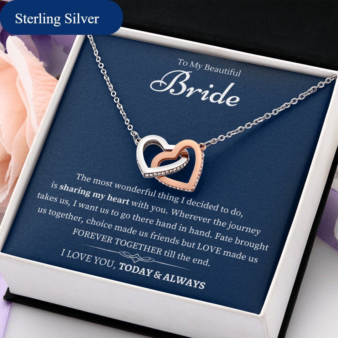 To My Bride Necklace Groom to Bride Wedding Gift for Bride From Groom ...