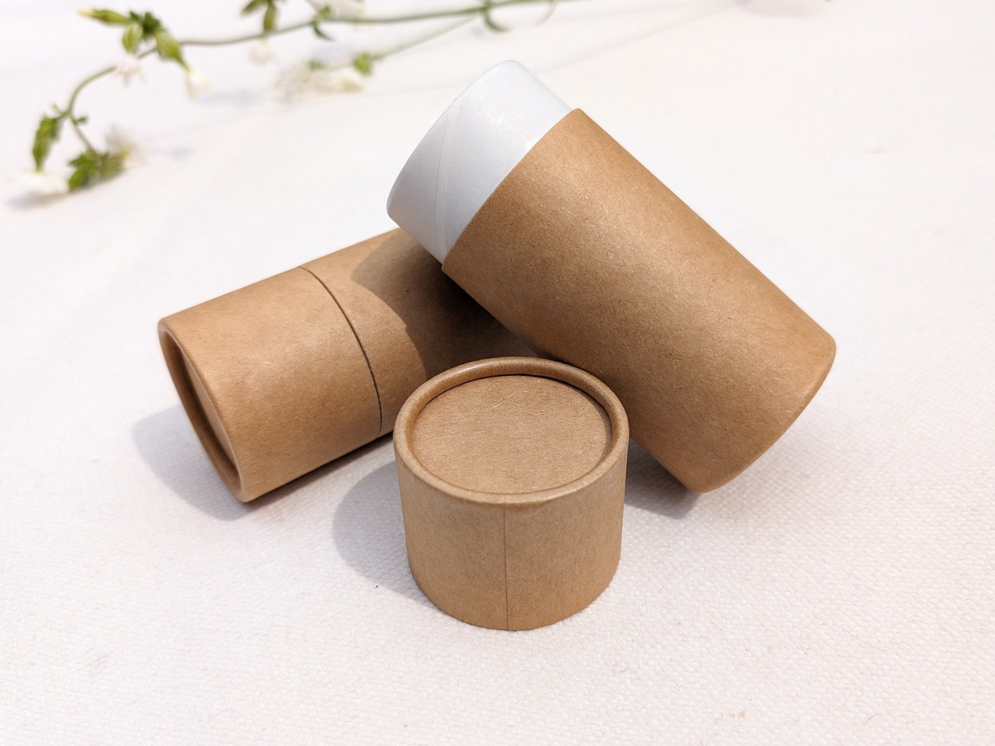 10x Cardboard Cylinder Container, Brown, Natural, Gift Box, Packaging ...