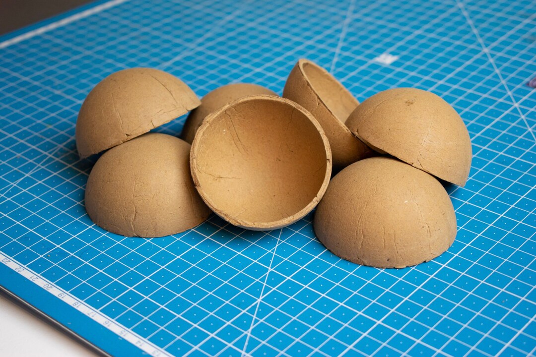 Cardboard Ball 3D half in 5 Sizes Paper Hemi Shells - Etsy