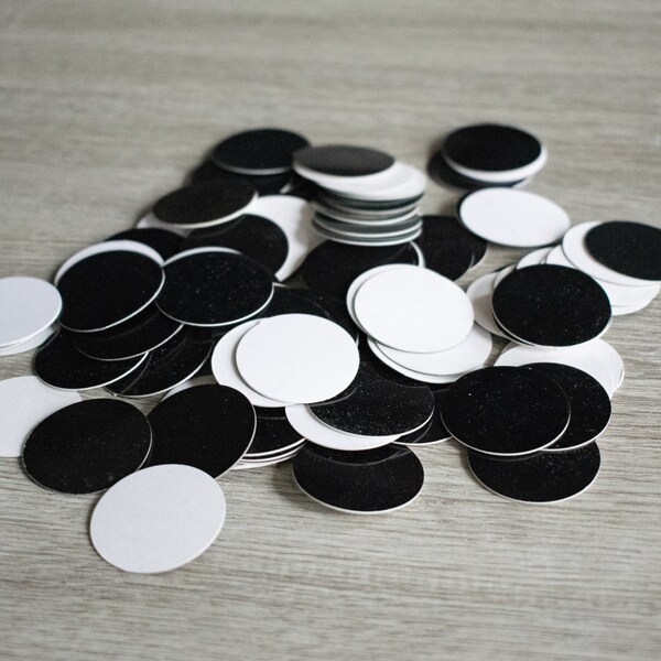 Black and White Circle Painting - Etsy