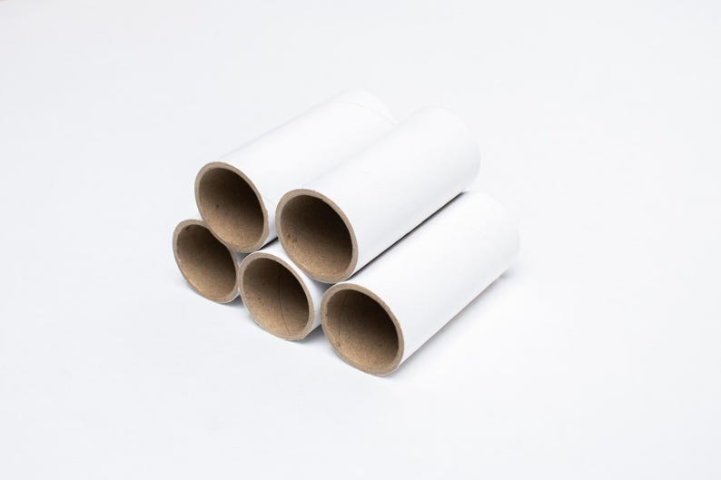 White Cardboard Tubes Heavy Duty OD: 45mm X 100mm - Etsy