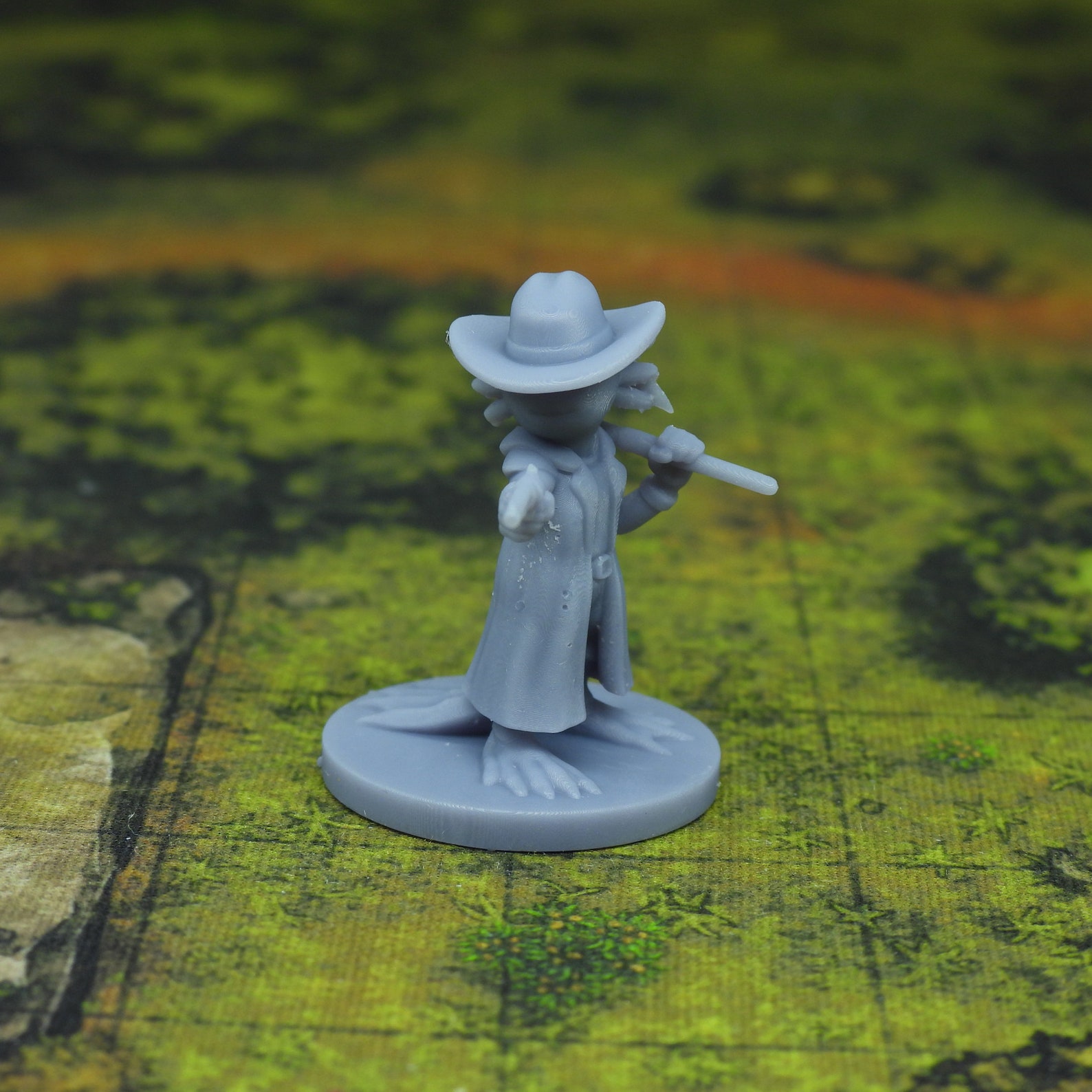 3D Printed Miniature: Axolotl Gunslinger Tabletop RPG Highly - Etsy Canada