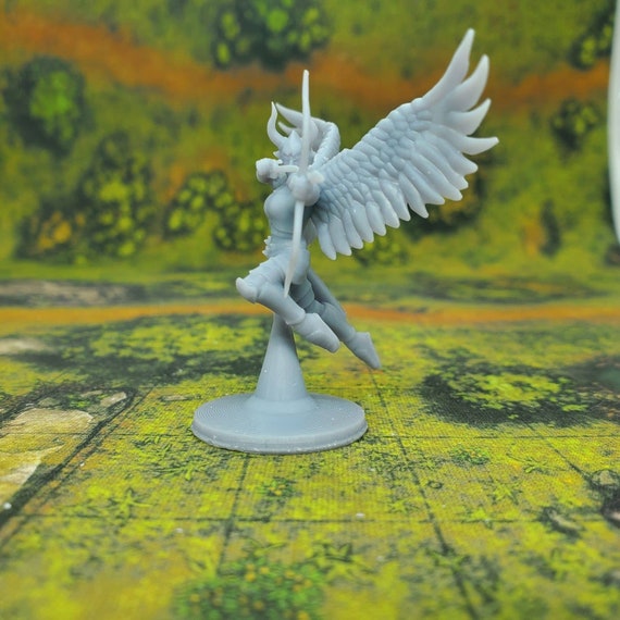 Erinyes primed 3D Printed Miniature Model for Roleplaying Games Toys ...
