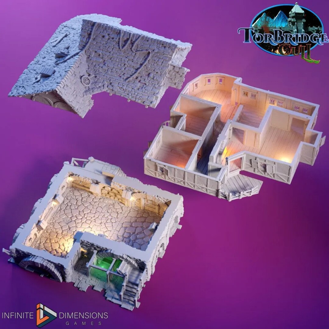3D Printed Miniature: Torbridge Cull the Falcons Arms Tavern by ...