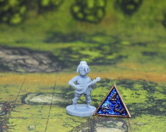Female Bard Miniature - Etsy